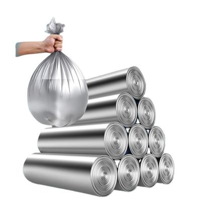 China Customizable HDPE LDPE Flat Mouth Garbage Bag 450x500mm 5-100 Mic for Industrial Household Use for sale