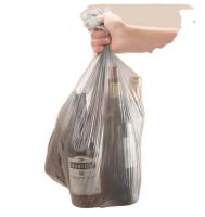 China Customizable HDPE LDPE Flat Mouth Garbage Bag 450x500mm 5-100 Mic for Industrial Household Use for sale