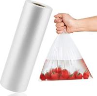 China HDPE Produce Bag Roll 25x35cm 10mic for Fruit Vegetable Grocery Packaging for sale