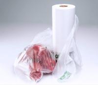 China HDPE Produce Bag Roll 25x35cm 10mic for Fruit Vegetable Grocery Packaging for sale