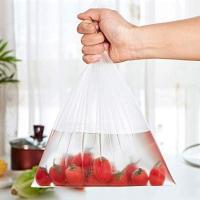 China HDPE Produce Bag Roll 25x35cm 10mic for Fruit Vegetable Grocery Packaging for sale