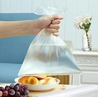 China Clear Plastic Produce Bags 25x35cm 10mic Thickness HDPE LDPE for Bread Fruits Vegetable Storage for sale