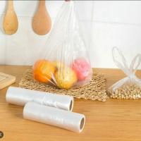 China Clear Plastic Produce Bags 25x35cm 10mic Thickness HDPE LDPE for Bread Fruits Vegetable Storage for sale