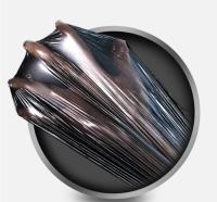 China Black HDPE LDPE LLDPE Strong Star Sealed Garbage Bags 450x500mm Office Waste Basket Liners for sale