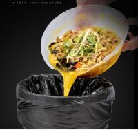 China Black HDPE LDPE LLDPE Strong Star Sealed Garbage Bags 450x500mm Office Waste Basket Liners for sale