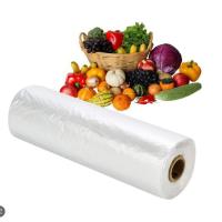 China HDPE Produce Roll Bags 25x35cm 10mic for Supermarket Custom Logo Printing for sale