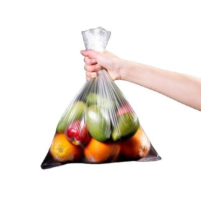 China Food Grade Plastic Freezer Bags HDPE LDPE 15kg Capacity for Household Supermarket Dry Food Packaging for sale