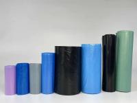 China Supermarket Household Roll Type Plastic Garbage Bag 5-40 Mic HDPE LDPE LLDPE Flat Mouth Point Break for sale