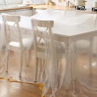 China Customized Size Disposable Transparent LDPE Dust Cover for Furniture and Air Conditioner 4m x 2.5m for sale