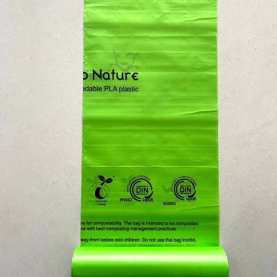 China Biodegradable Trash Bags 40% Biosource Material 8-15kg Load Custom Sizes for Commercial Use for sale