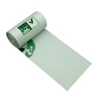 China Biodegradable Trash Bags 40% Biosource Material 8-15kg Load Custom Sizes for Commercial Use for sale