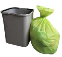 China Biodegradable Trash Bags 40% Biosource Material 8-15kg Load Custom Sizes for Commercial Use for sale