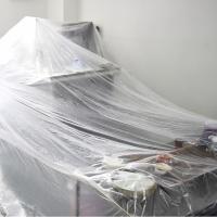 China Clear Garbage Bags Furniture Dust Cover LDPE 4mx25m Custom Size for sale