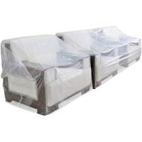China Green Moisture Proof Plastic Furniture Dust Cover 5.5-12.5 Micron Custom Sizes for sale