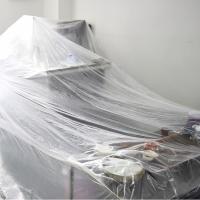 China Transparent Mattress Film Cover LDPE 5.5-12.5 Micron Custom Sizes 4m x 2.5m for sale