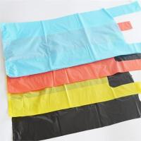 China Custom Logo HDPE T Shirt Bag 250x180x480mm 5-100 Mic for Supermarket Shopping for sale