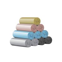 China Custom 13 Gallon Star Seal Trash Bags HDPE LDPE LLDPE 5-100 Mic Thick Black for sale