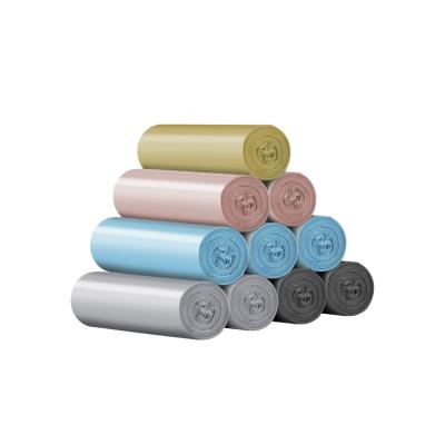 China Custom 13 Gallon Star Seal Trash Bags HDPE LDPE LLDPE 5-100 Mic Thick Black for sale