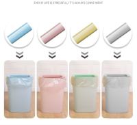 China Custom 13 Gallon Star Seal Trash Bags HDPE LDPE LLDPE 5-100 Mic Thick Black for sale