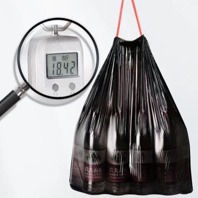 China Un-Scented Drawstring Plastic Liners for Office Trashcan Waste Basket Garbage Waste for sale