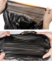 China OK Compost Certified HDPE Drawstring Garbage Bags Roll 450x500mm 5-100 Mic for Household Office Cleaning for sale