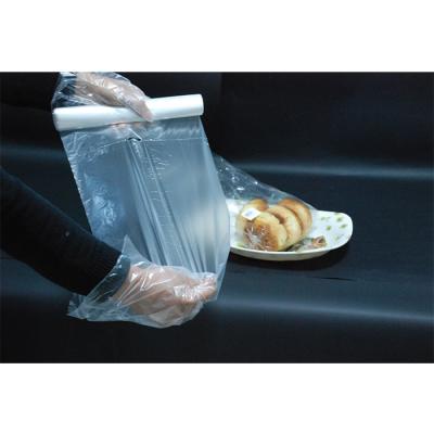 China Custom Size HDPE LDPE Transparent Printing Flat Food Packing Bag 5-100 Mic Thickness for sale