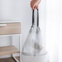China Automatic Closing Drawstring Garbage Bag for Office and Household Thickened PE Material for sale