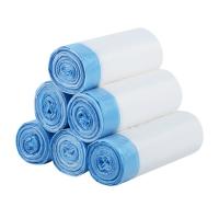 China Eco Friendly Drawstring Garbage Bag 450x500mm HDPE LDPE Compostable for sale