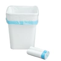 China Customized Logo Drawstring Garbage Bags 450x500mm HDPE LDPE Thickened Leakproof for sale