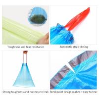 China Customized Logo Drawstring Garbage Bags 450x500mm HDPE LDPE Thickened Leakproof for sale