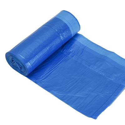 China Custom Printed HDPE LDPE Star Seal Bin Liner Bag Heavy Duty Garbage Bag 450x500mm 5-100 Mic for sale