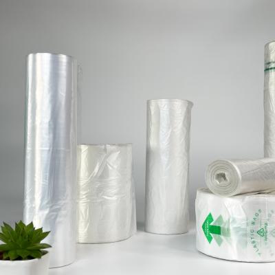 China Thickened Plastic Garbage Bags 5-100 Mic Four-Color Vest Garbage Sorting for Household for sale