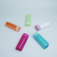 China Custom HDPE Drawstring Garbage Bags 450x500mm 5-100 Mic Thick Waste Plastic Bags for sale