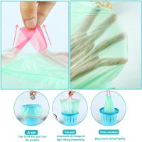 China Custom HDPE LDPE LLDPE Roll Garbage Bags 450x500mm 5-100 Mic Thick Leak Proof for sale