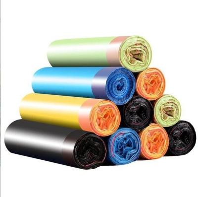 China Custom HDPE LDPE LLDPE Garbage Bags 450x500mm 5-100 Mic Thick Strong Can Liners for Home Office Kitchen for sale