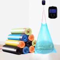 China Customized HDPE Drawstring Garbage Bag 450x500mm 5-100 Mic Eco-Friendly Waste Management for sale
