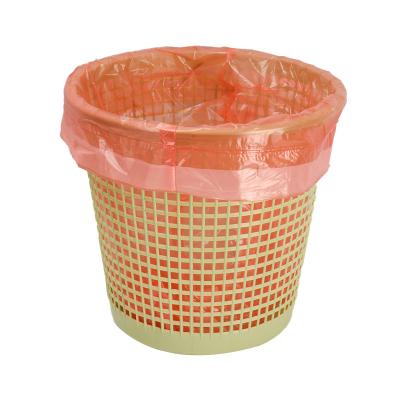 China Simple Handle Lock Taste Full Grid Pumping Rope Garbage Bag 20 Rolls MOQ HDPE LDPE LLDPE Waste Management for sale