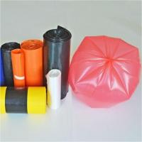 China Custom Offset Printing Plastic Flat Trash Bag Without Drawstring Can Liner 5-80 Mic for sale