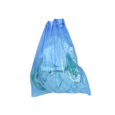 China 5-100 mic Thickness Hot Stamping Garbage Bag with Drawstring Closure for sale