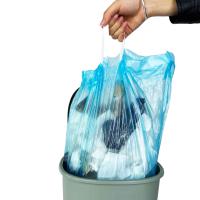 China Custom Offset Printing Degradable Drawstring Garbage Bag PE Trash Bag 5-50 Mic for sale