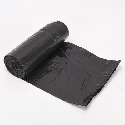 China 120L HDPE Clear Garbage Bag with Drawstring 100 Mic Thick for Construction Household for sale