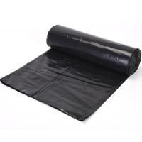 China PE Material Heavy Duty Black 3 Mil Contractor Garbage Bags for Waste Management for sale