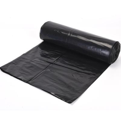 China PE Material Heavy Duty Black 3 Mil Contractor Garbage Bags for Waste Management for sale