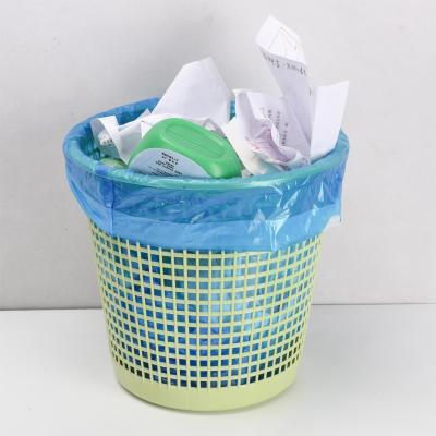 China Beige HDPE Plastic Trash Can Liner Garbage Bags 450x500mm Custom Size 5-100 Mic for sale