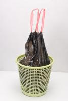 China Heavy Duty Stand Up Pouch Garbage Bag 1000x1200mm Recycled Material Black for sale