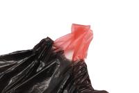 China PE 65 Gallon Heavy Duty Clear Hospital Garbage Bags for Disposal Eco-Friendly for sale