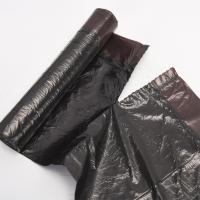 China Custom Household Blue Plastic Garbage Bag with Drawstring 30 Mic Thickness 15pcs per Roll for sale