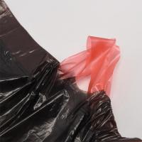 China Custom Household Blue Plastic Garbage Bag with Drawstring 30 Mic Thickness 15pcs per Roll for sale