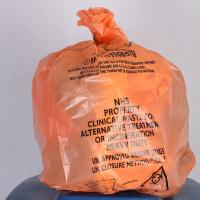 China Custom Offset Printed HDPE LDPE LLDPE Medical Waste Garbage Bin Liner Bag 10-50 Mic for sale