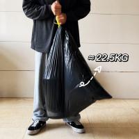 China Disposable Square Bottom Bag for Heavy Duty Trash Customized Big Drawstring Garbage Bags for sale